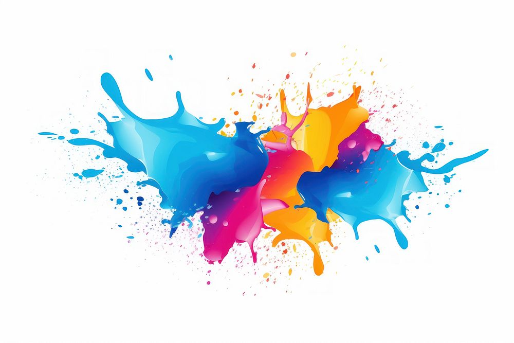 Vector illustration paint splash backgrounds | Free Photo Illustration ...