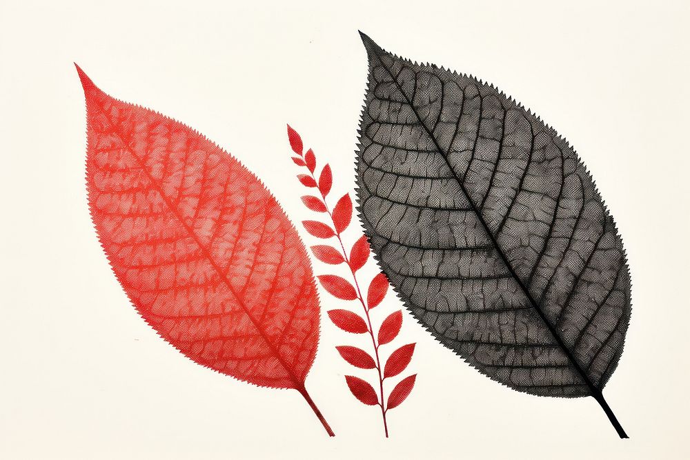 Leaf plant red creativity. | Premium Photo Illustration - rawpixel