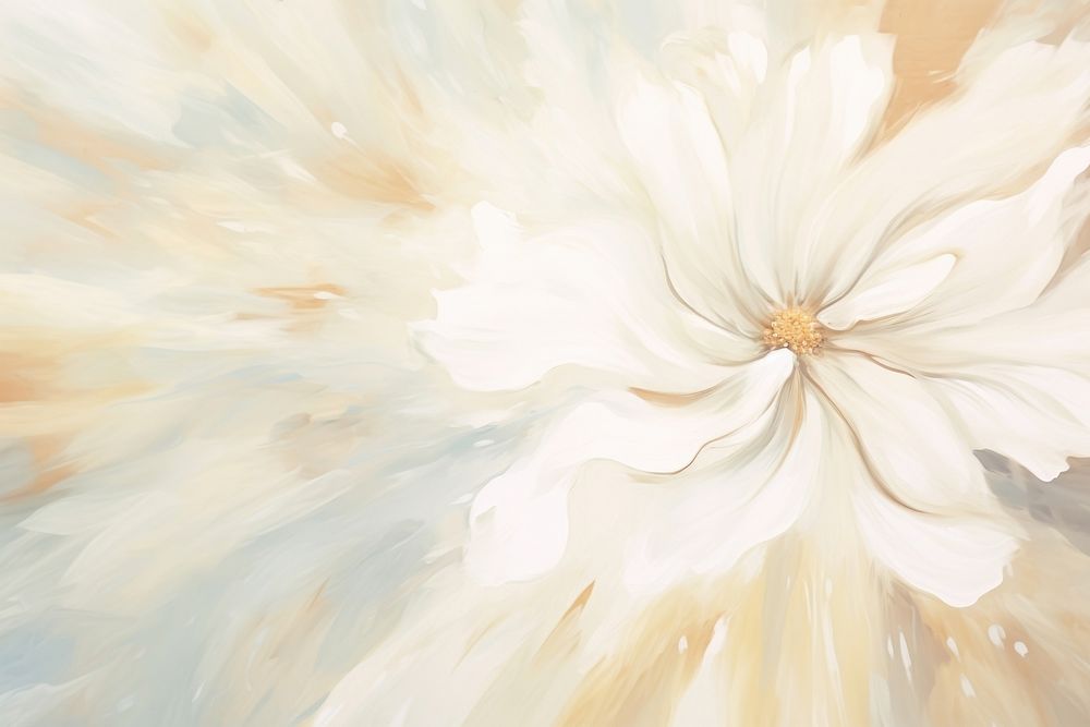 White flower backgrounds abstract painting. | Premium Photo ...