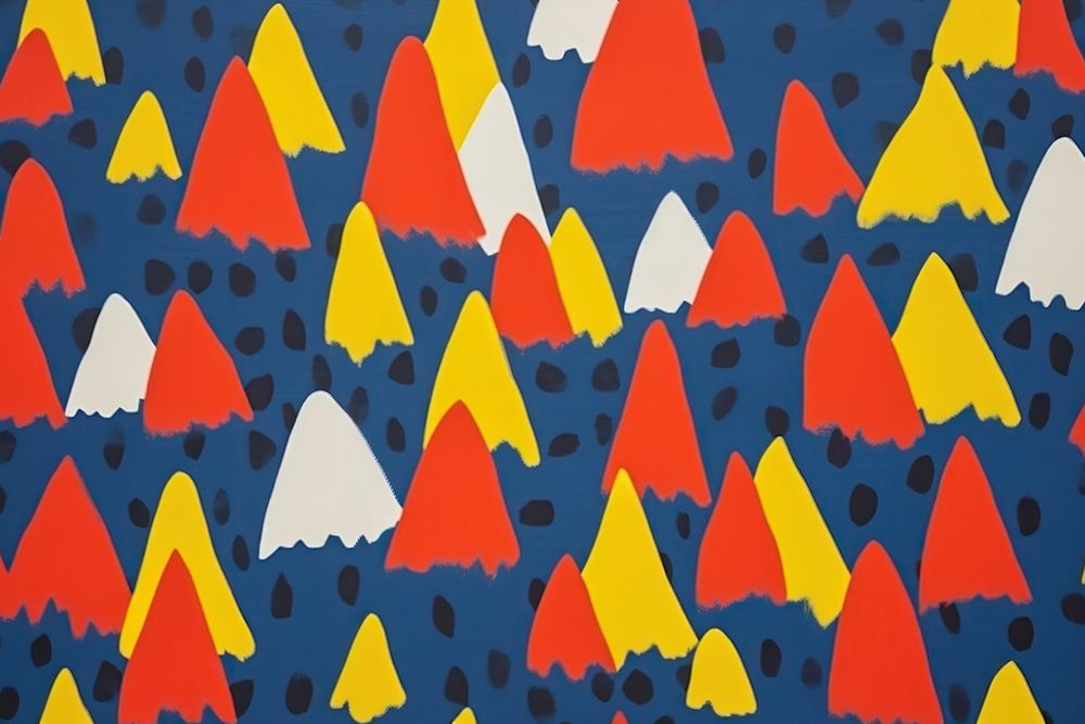 Mountain repeated pattern backgrounds art | Premium Photo Illustration ...