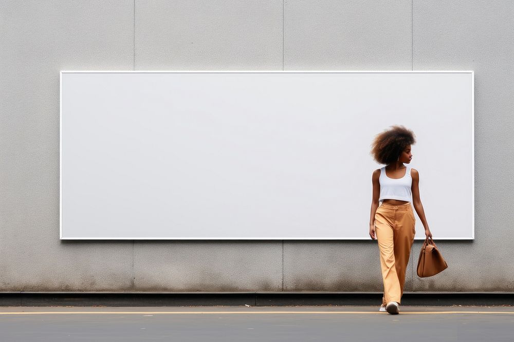 Wall billboard person adult white. | Free Photo - rawpixel