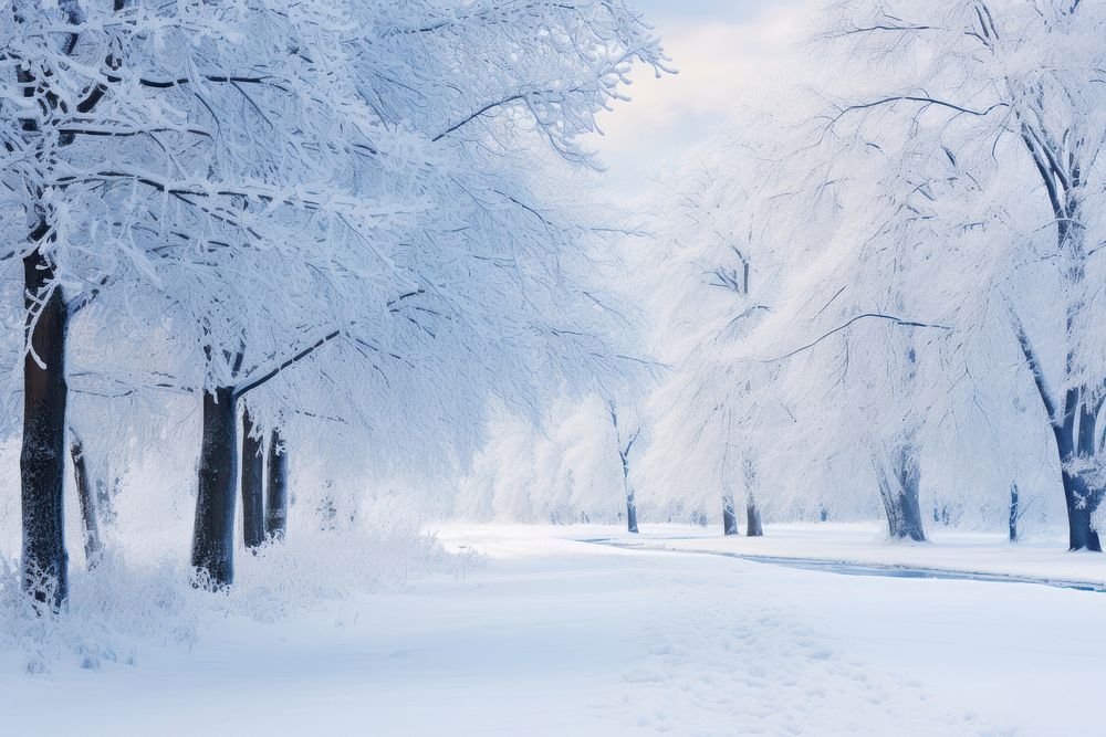 Winter snowy weather landscape outdoors | Free Photo - rawpixel