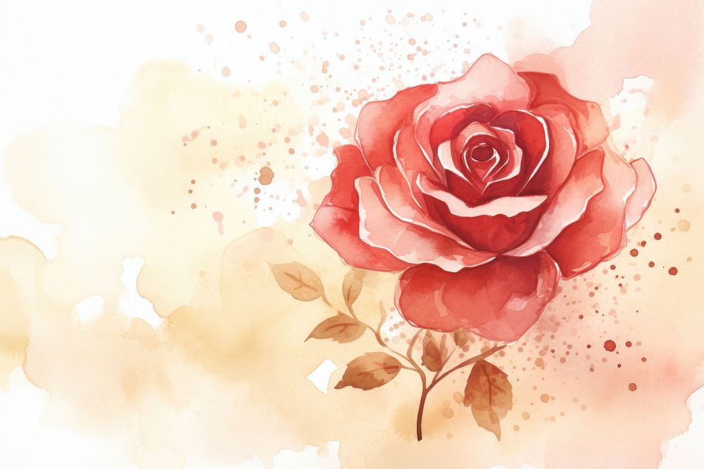 Rose watercolor background backgrounds flower | Premium Photo ...