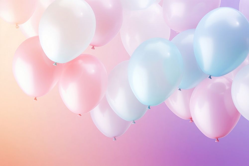 Pastel balloon gradient background backgrounds | Premium Photo ...