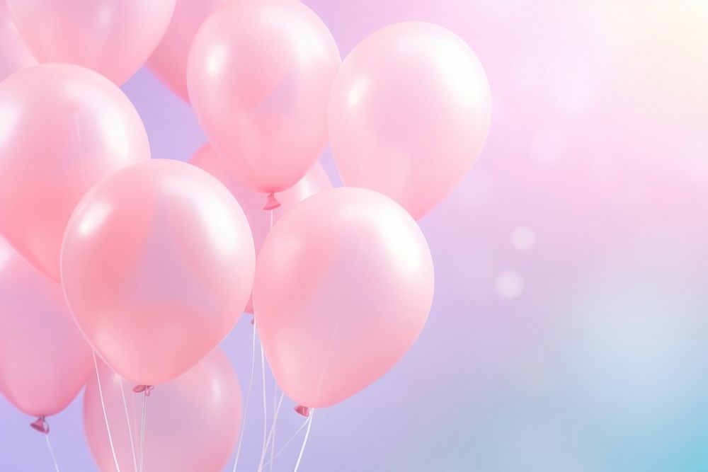 Pink balloons gradient background backgrounds | Premium Photo ...