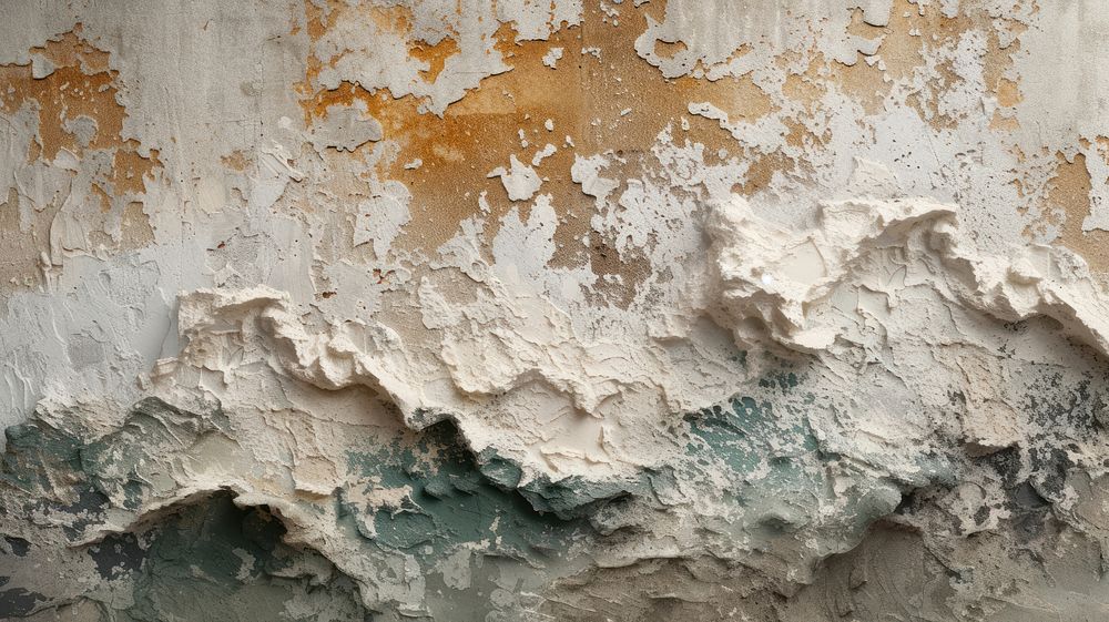 Wave plaster rough paint. | Free Photo Illustration - rawpixel