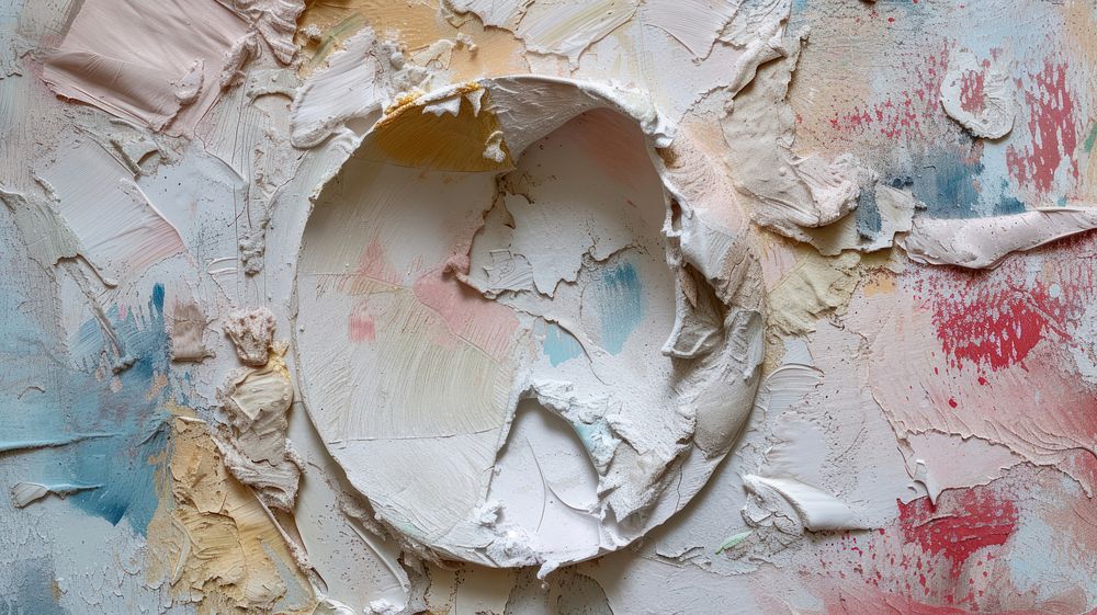 Circle plaster paint wall | Free Photo - rawpixel