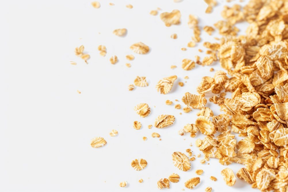 Cereal backgrounds granola white background. | Free Photo - rawpixel