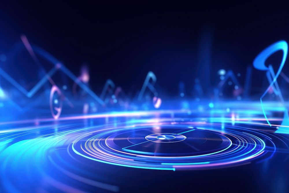 Digital music dark background backgrounds | Free Photo Illustration ...