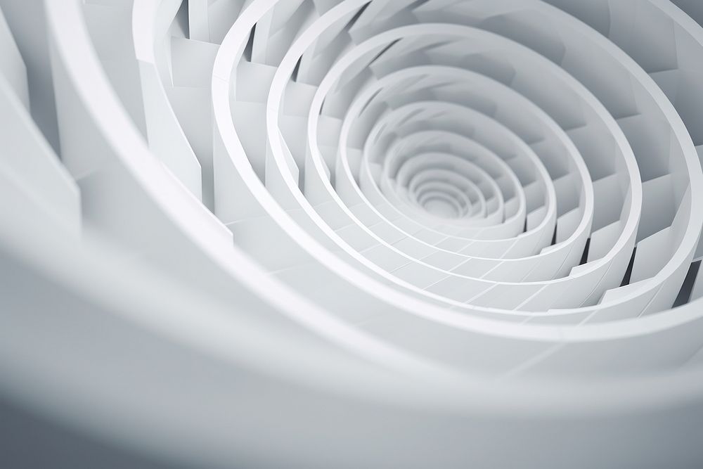 Spiral shape made rectangles render | Free Photo Illustration - rawpixel