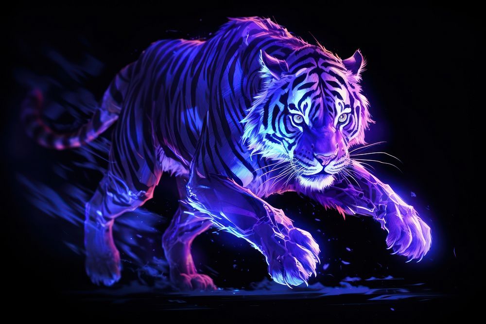 Tiger full body jump tiger | Premium Photo Illustration - rawpixel