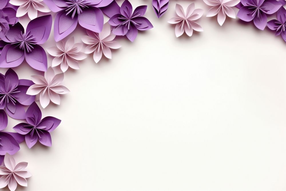 Purple tone flowers border purple | Free Photo - rawpixel