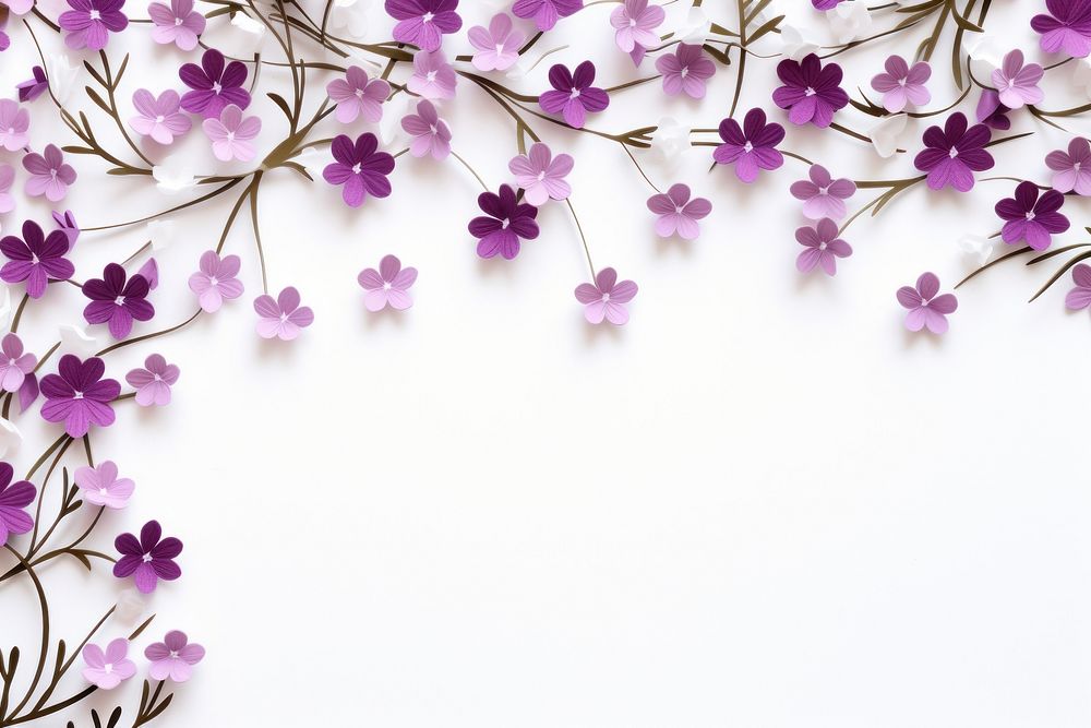 Purple small flowers backgrounds blossom | Free Photo - rawpixel