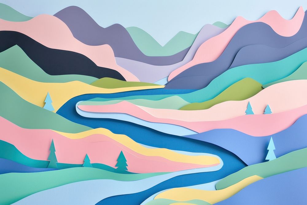 River background art backgrounds outdoors. | Premium Photo Illustration ...