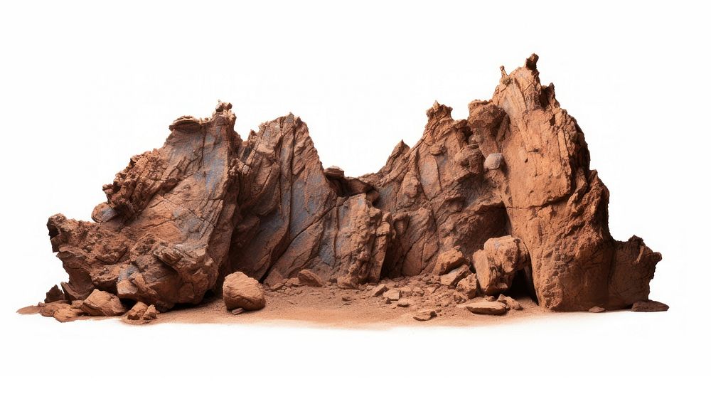 Rock nature white background archaeology. | Premium Photo - rawpixel