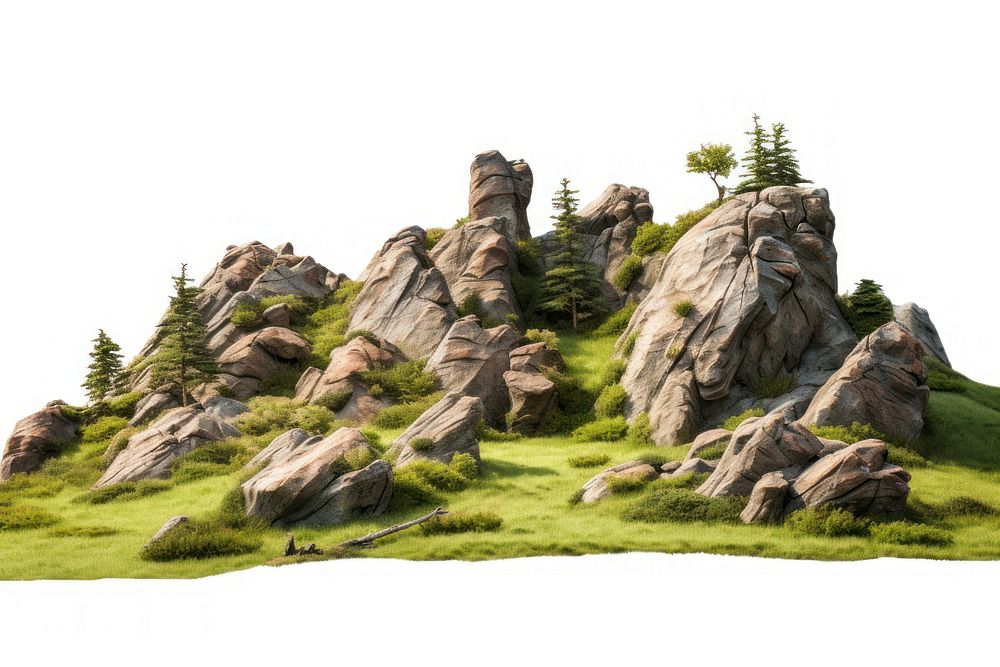 Grass rock wilderness landscape. | Free Photo - rawpixel