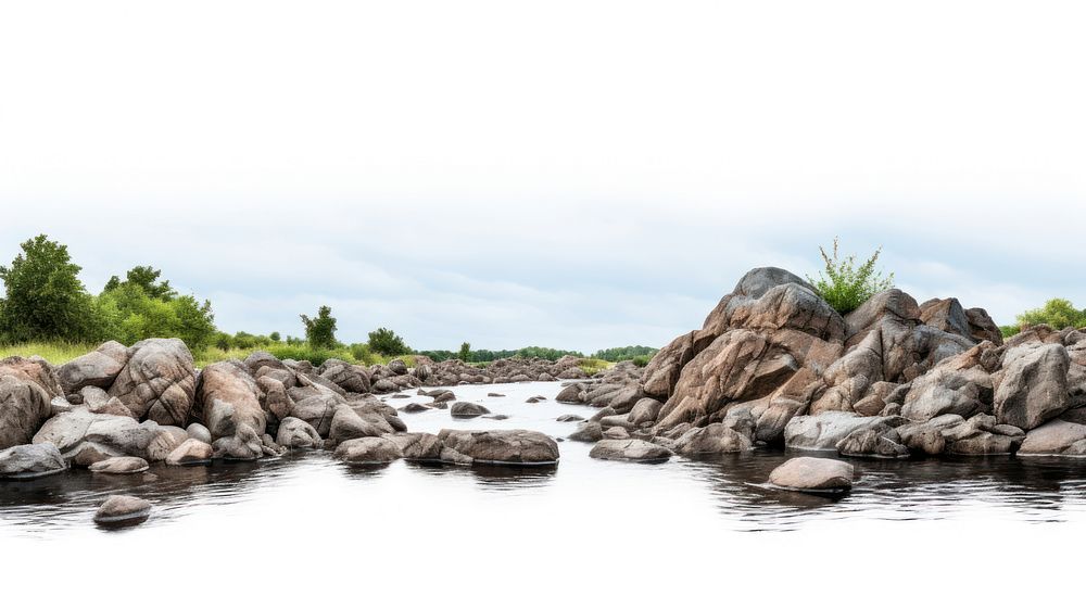 River side rock landscape outdoors. | Premium Photo - rawpixel