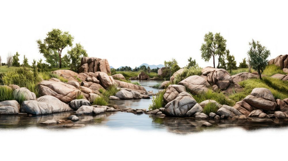 River side landscape rock wilderness | Premium Photo - rawpixel