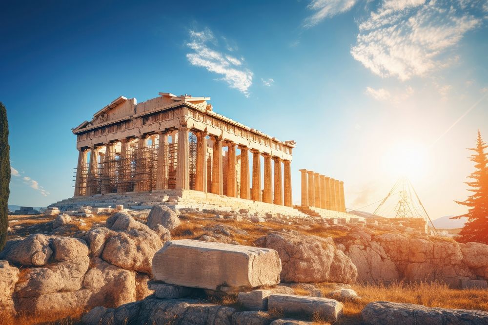 Greece architecture building travel. | Premium Photo - rawpixel