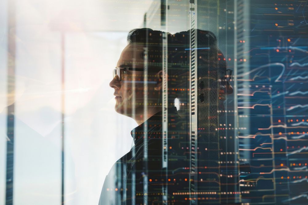 Engineer computer server portrait adult | Premium Photo - rawpixel