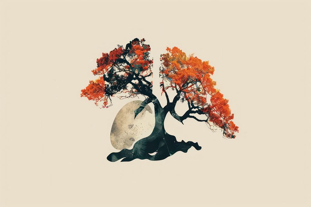 Drawing small tree lung art | Premium Photo Illustration - rawpixel