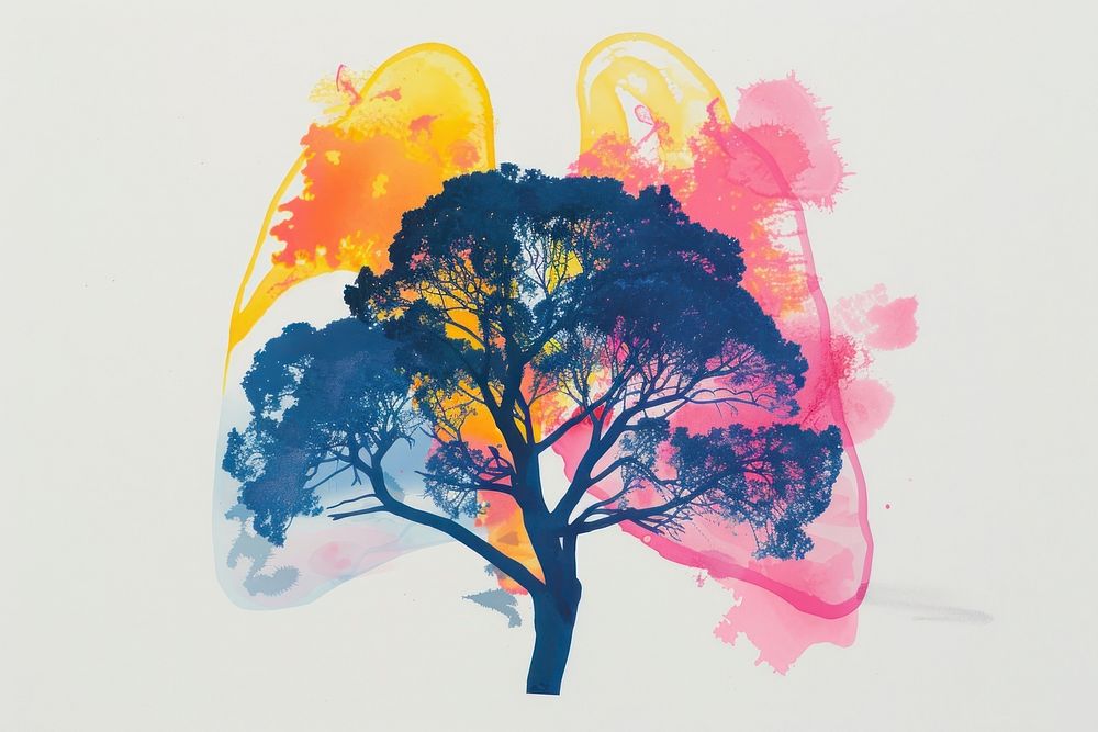 Drawing small tree lung art | Free Photo Illustration - rawpixel