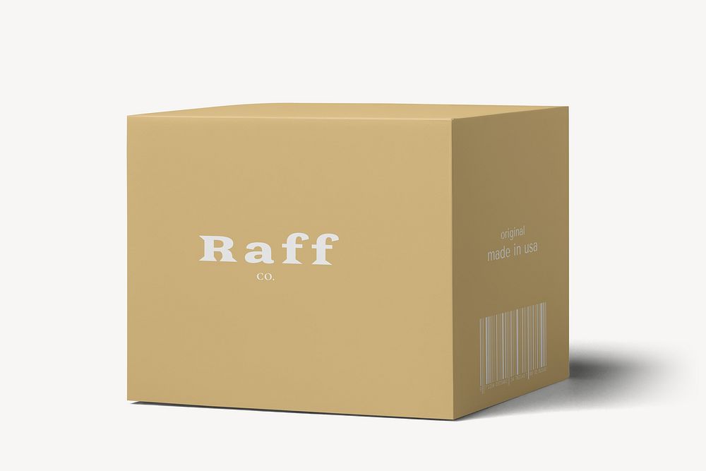 Brown parcel box mockup psd | Premium PSD Mockup - rawpixel