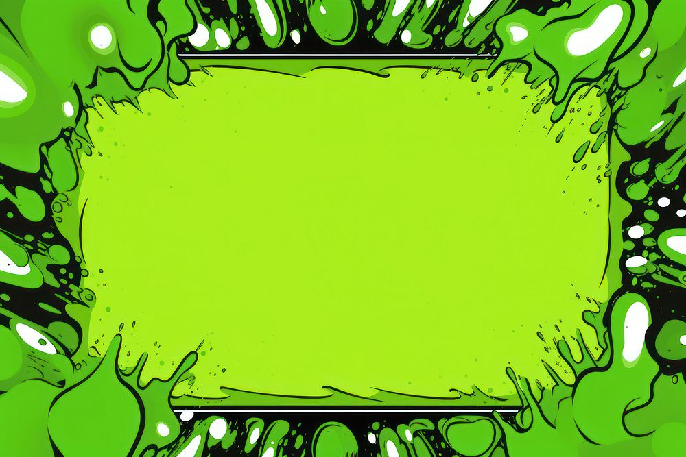 Comic green poison melt splash | Free Photo Illustration - rawpixel
