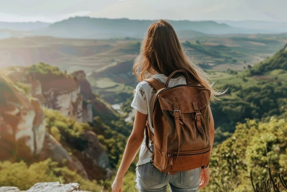 Backpack bag backpacking person. | Free Photo - rawpixel