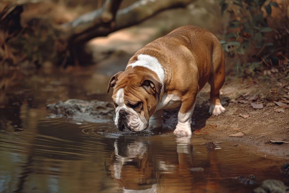 Bulldog bulldog water animal. | Free Photo - rawpixel