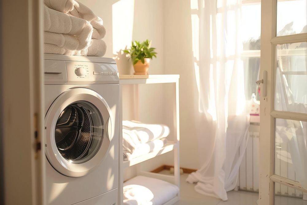 Clothes washing machine laundry appliance | Free Photo - rawpixel