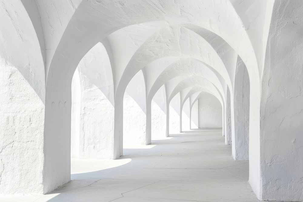 Liminal white building arches architecture | Free Photo - rawpixel