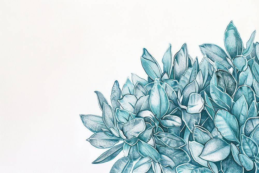 Vintage drawing jade plant leaves | Free Photo Illustration - rawpixel