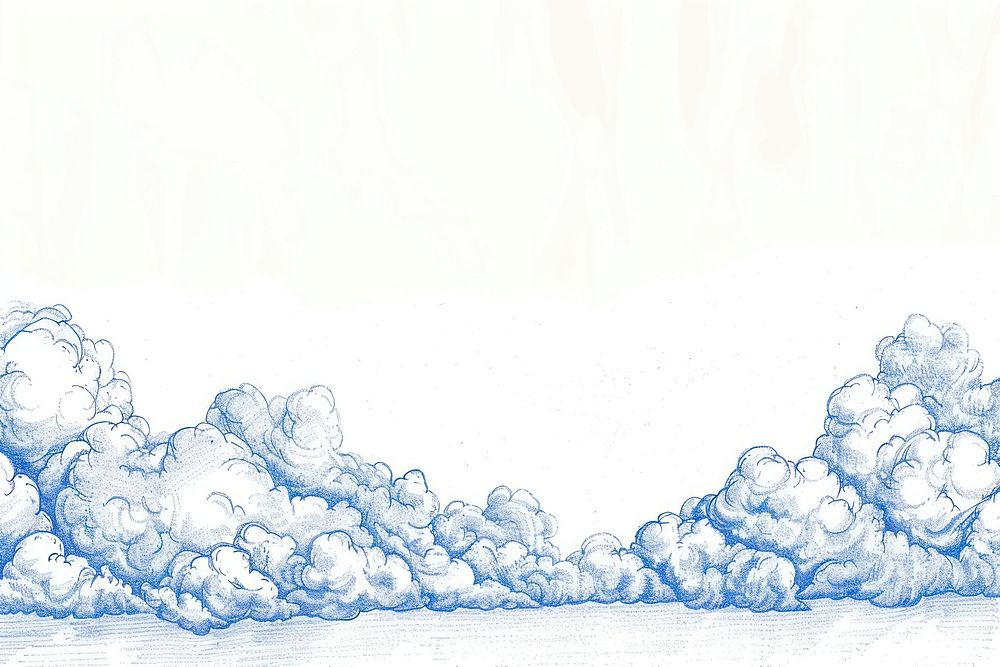 Vintage drawing stratus clouds outdoors | Free Photo Illustration ...