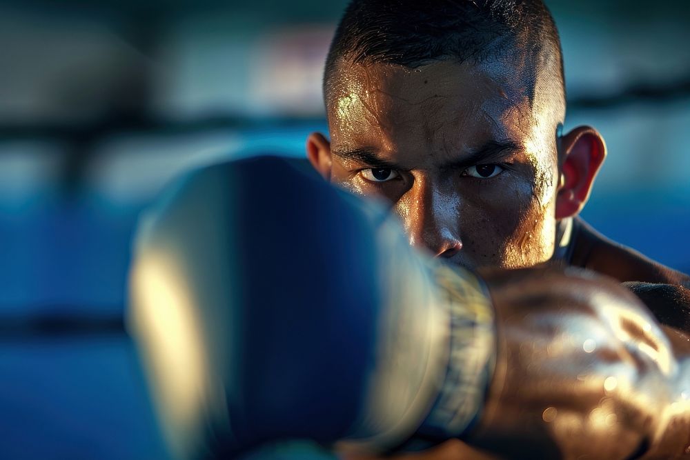 Boxing man sweating person. | Free Photo - rawpixel