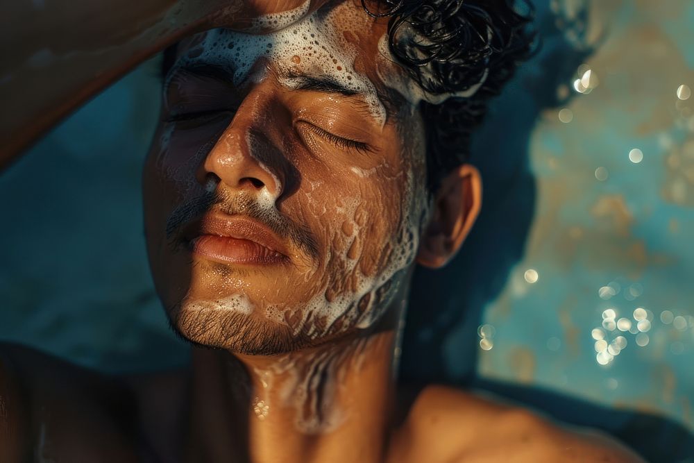 Hispanic man sweating bathing person. | Free Photo - rawpixel