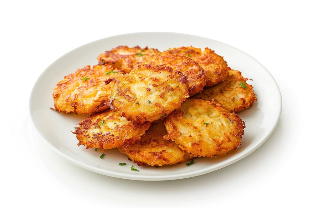 Hash browns plate fritters food. | Free Photo - rawpixel