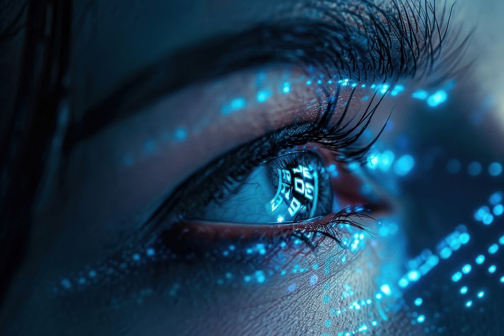 Vision futuristic computer person adult | Free Photo - rawpixel