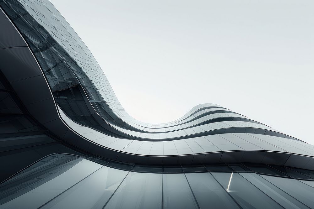 Curved glass building architecture cityscape | Free Photo - rawpixel