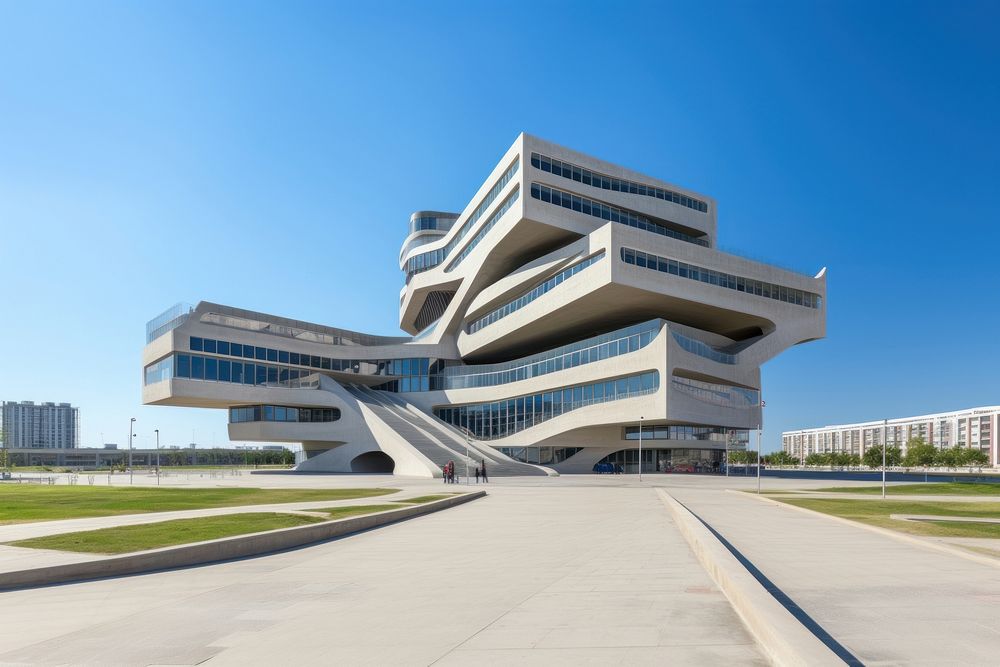 Modern university architecture building city. | Free Photo - rawpixel