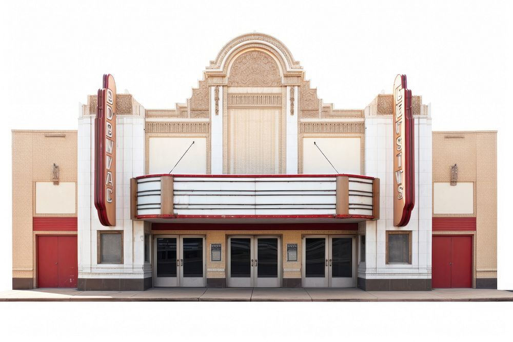 Old movie theater marquee architecture | Premium Photo - rawpixel