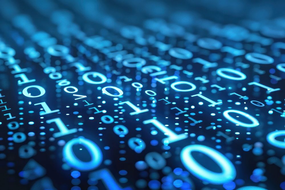 Ai binary number blackboard security | Free Photo Illustration - rawpixel