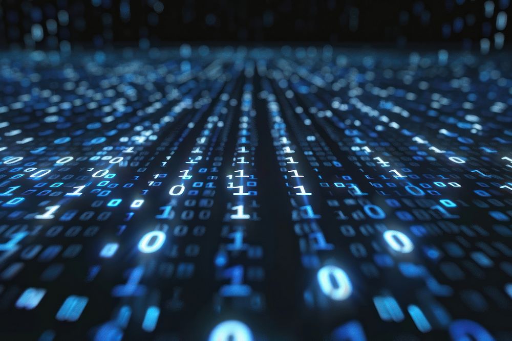 Ai binary number electronics security | Free Photo Illustration - rawpixel