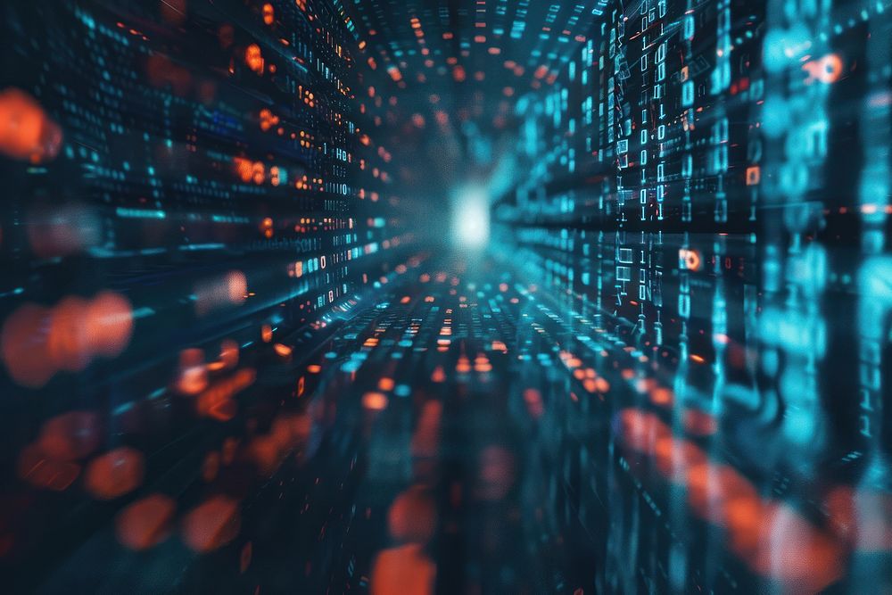 Ai binary number electronics blackboard | Free Photo Illustration ...