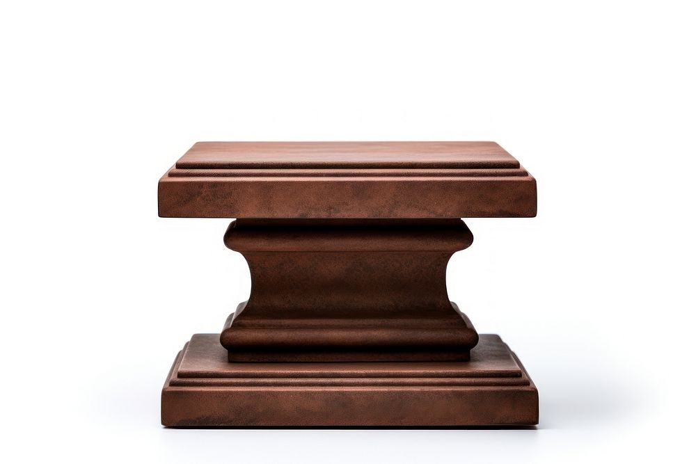 Pedestal furniture pottery bench. | Free Photo - rawpixel