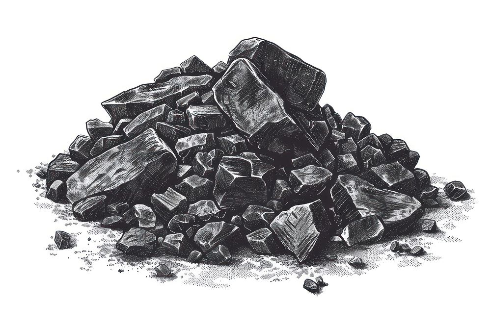 Pile of coal rubble. | Free Photo Illustration - rawpixel
