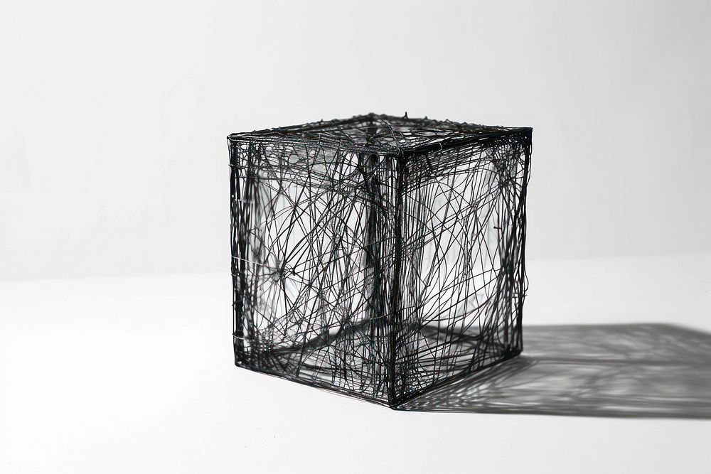 Solid metal cube furniture pottery | Free Photo Illustration - rawpixel