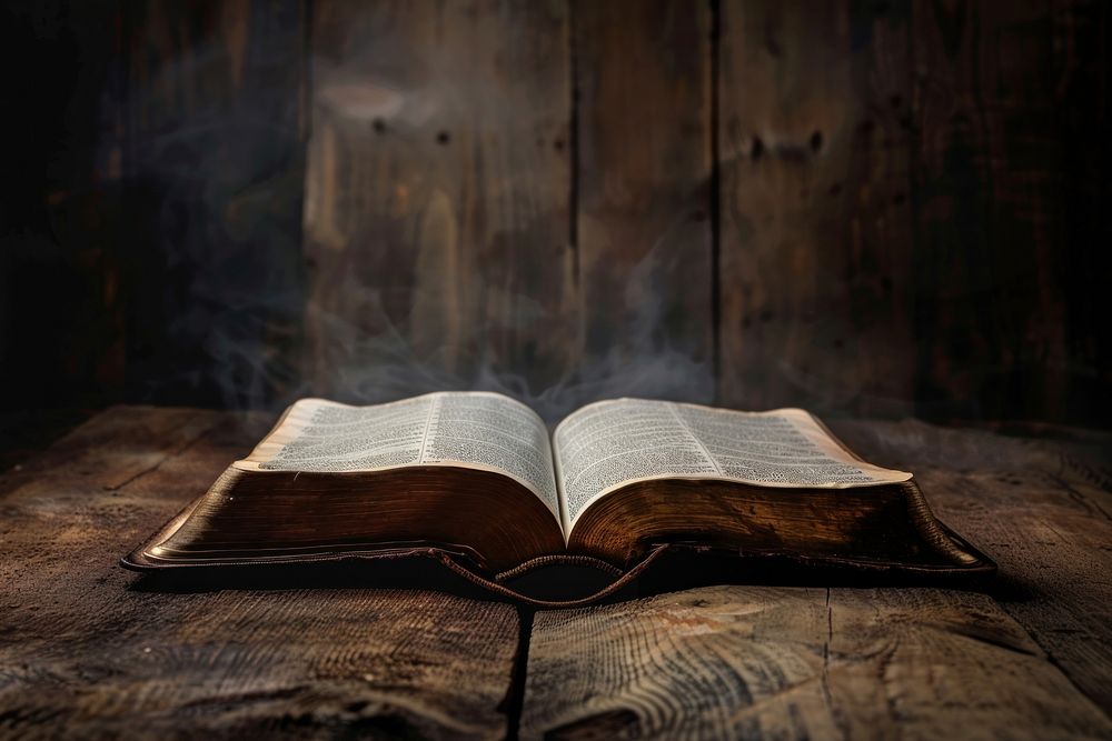 An open Bible publication symbol | Free Photo - rawpixel