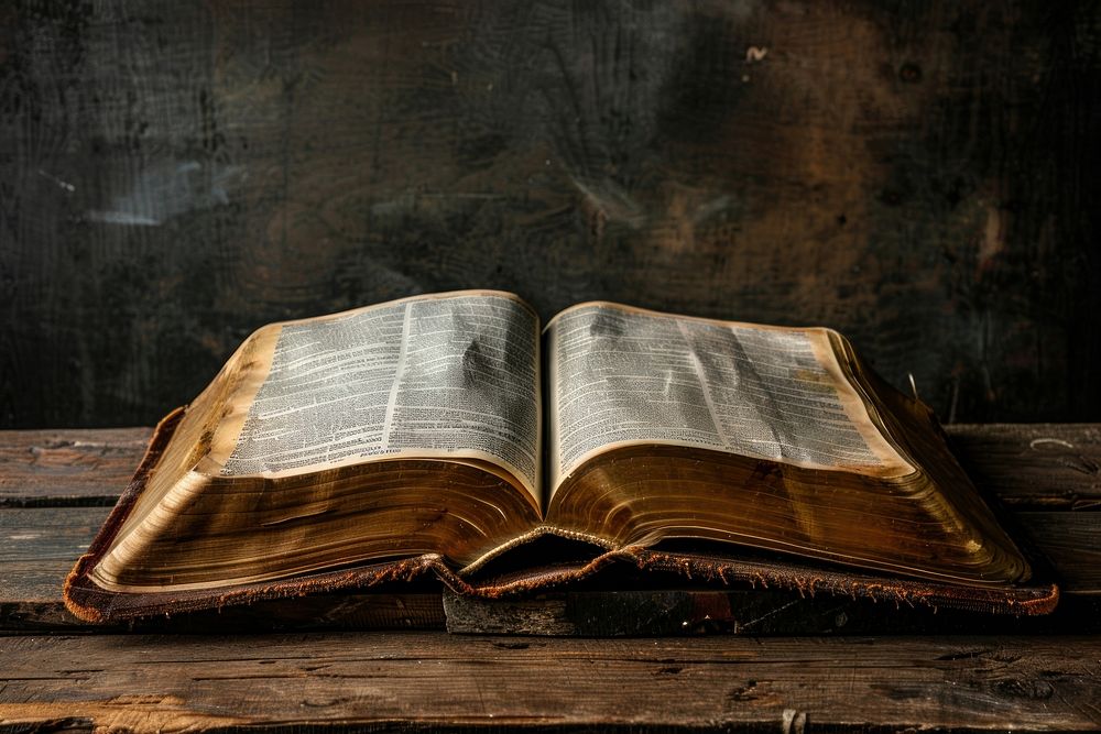 open Bible wood publication hardwood | Free Photo - rawpixel