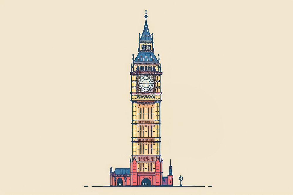 Big ben architecture building tower. | Free Photo Illustration - rawpixel